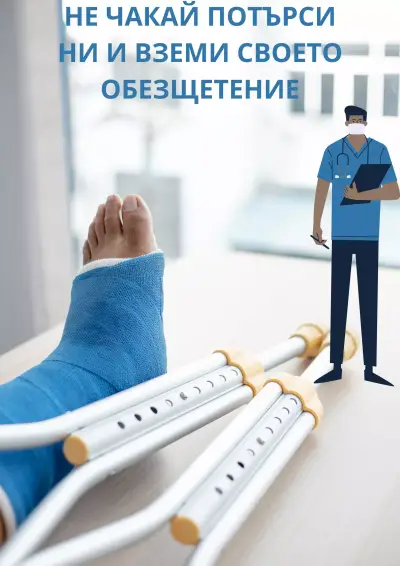 Помощ при автомобилна злополука ПТП трудова злополука обезщетение София Актуална